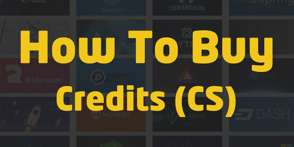 How To Buy Credits (CS) Token – $10 Bonus - 5 Easy Steps
