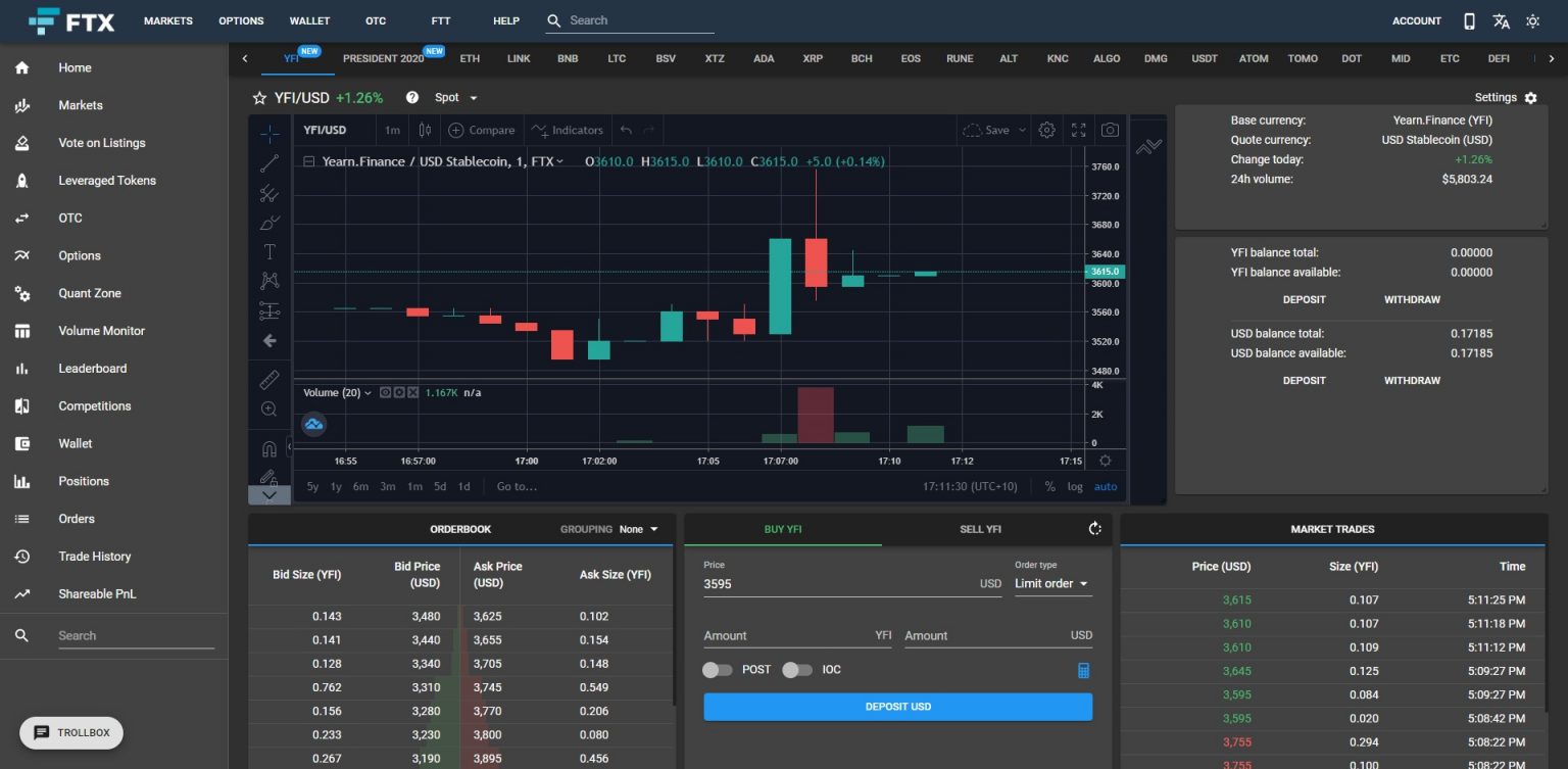 How To Buy Yearn (YFI) Token – 5% Bonus – FTX Exchange