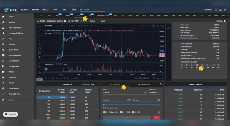 How To Long Or Short Meta (MTA) – FTX Exchange Tutorial
