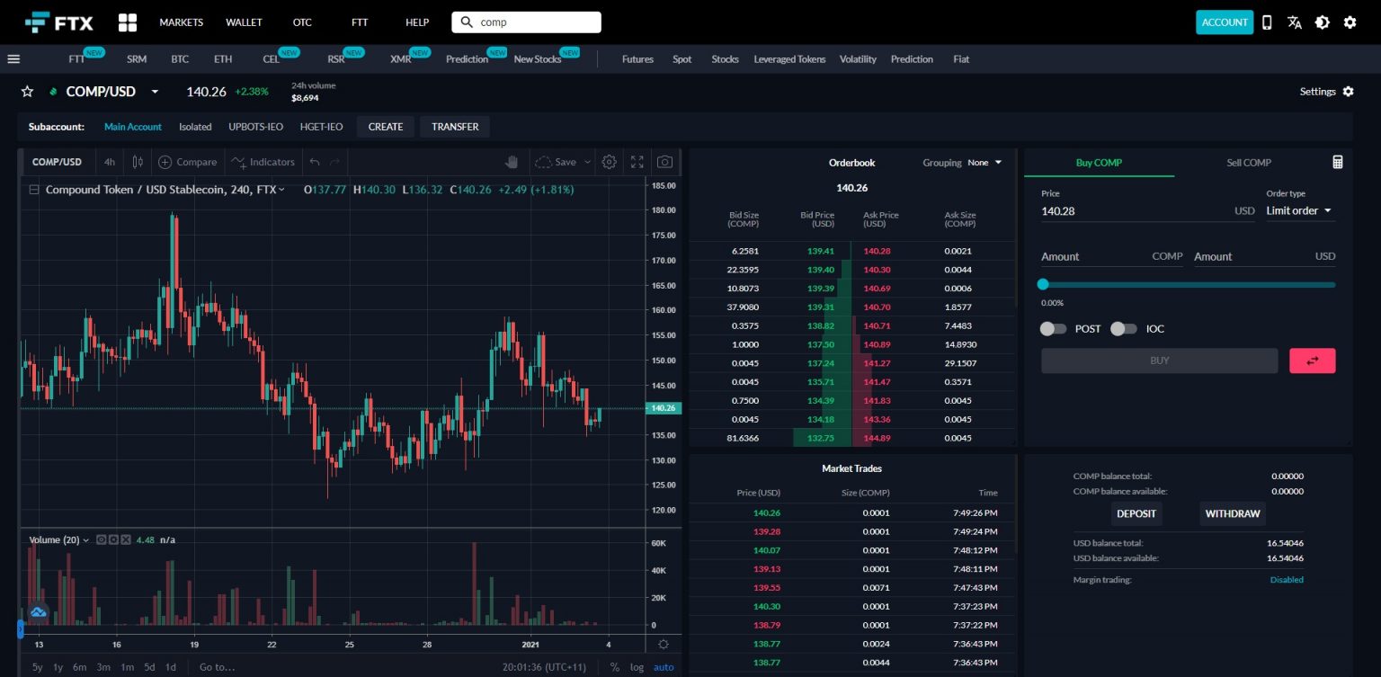 Trade Compound (COMP) | Best Exchange To Buy & Trade (2021)